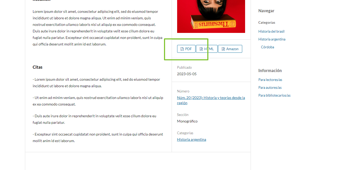 ¿Cómo actualizar una galerada PDF en OJS? - Paideia Studio