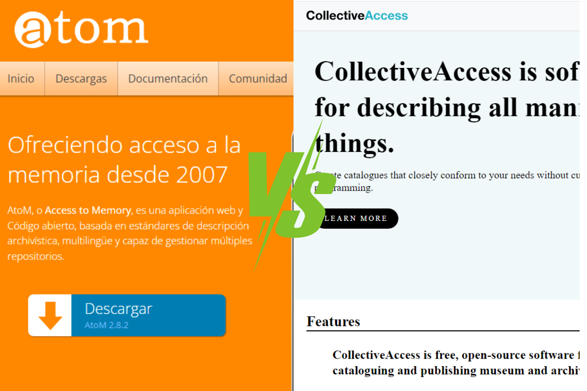 AtoM vs CollectiveAccess: 14 diferencias para que tomes una decisión ...