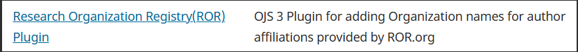 ¿Qué es ROR y cómo utilizarlo? 4 pasos para su configuración en OJS ...