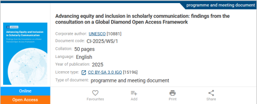 Diamond Open Access: Equidad científica en 2025